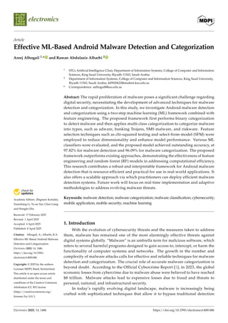 Effective ML-Based Android Malware Detection and Categorization.pdf