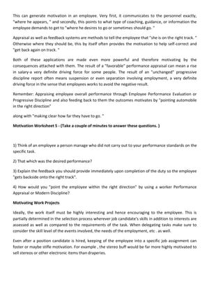 Effective motivational skills for today | PDF