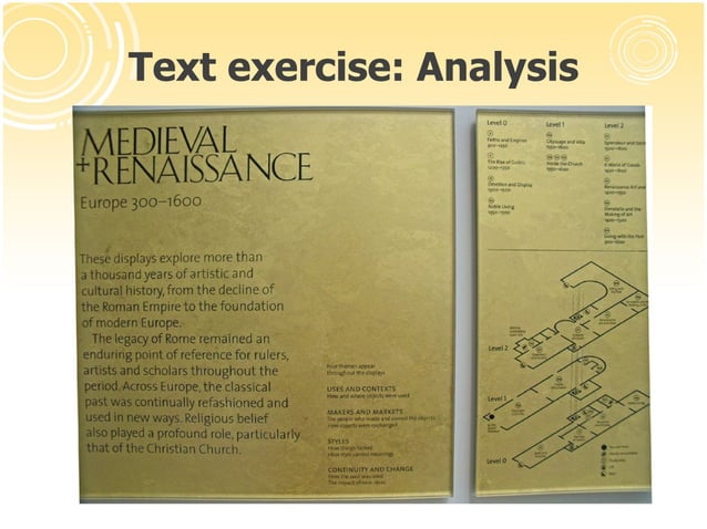 Writing effective museum text | PPT | Museums & Galleries | Attractions