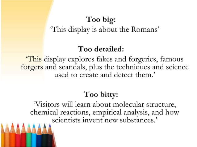 Writing effective museum text | PPT | Museums & Galleries | Attractions