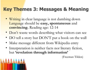 Writing effective museum text | PPT