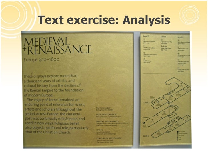 Writing effective museum text