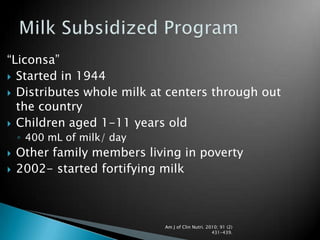 Effectiveness of-a-large-scale-iron-fortified-milk-distribution | PPT