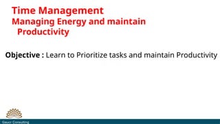 Effectiveness at Workplace for managers.pptx