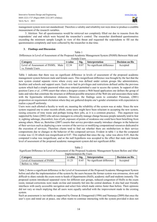 Effectiveness of a proposed system design on academic management of ...