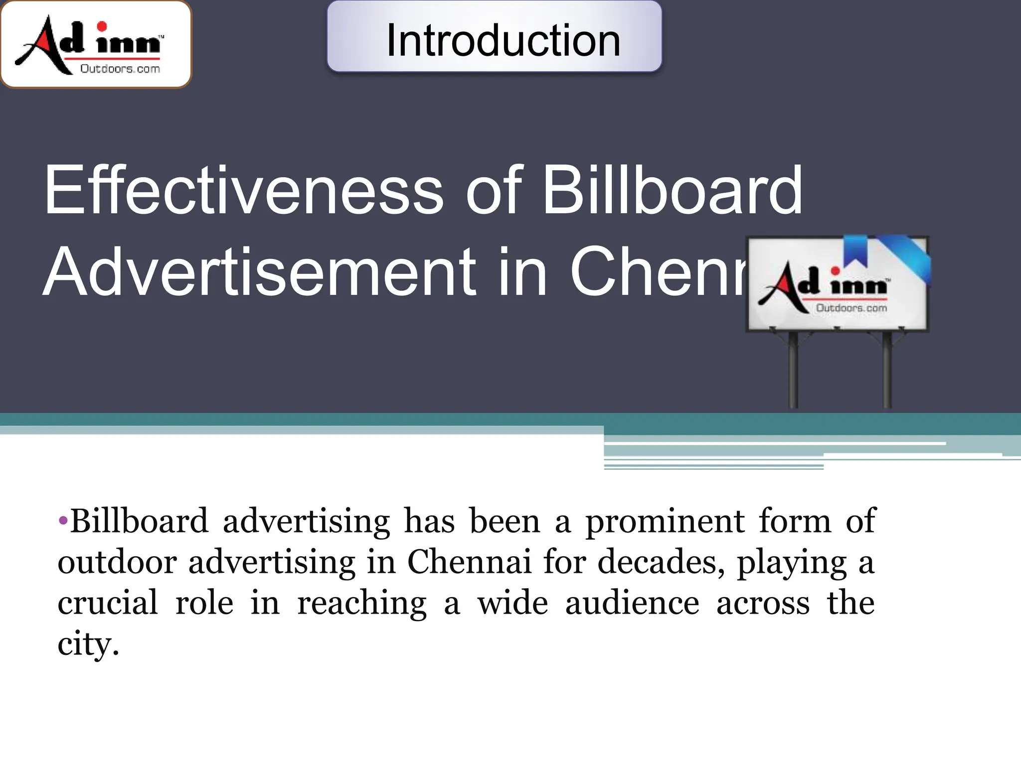 Effectiveness of Billboard Advertisement in Chennai.pptx