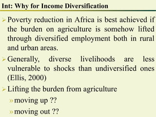 Effectiveness of Rural Income Diversification Program Supports in ...