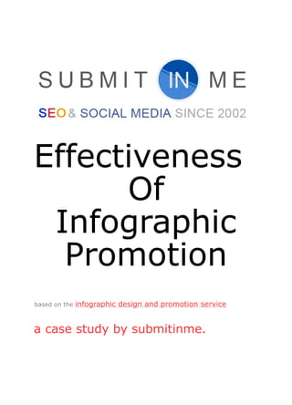 Of Infographic Promotion – A Case Study | PDF