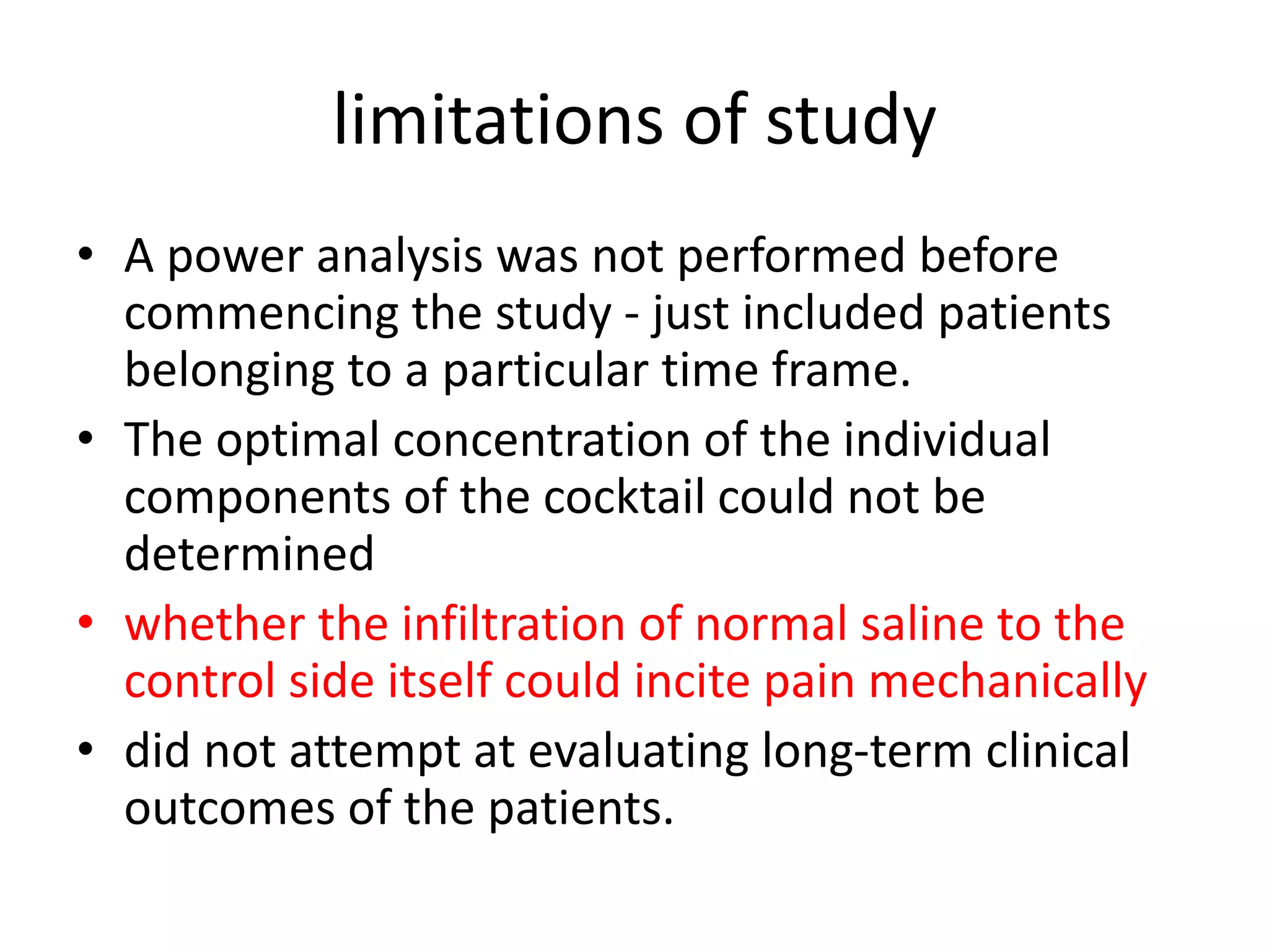 periarticular cocktail injection in total knee replacement | PPTX ...