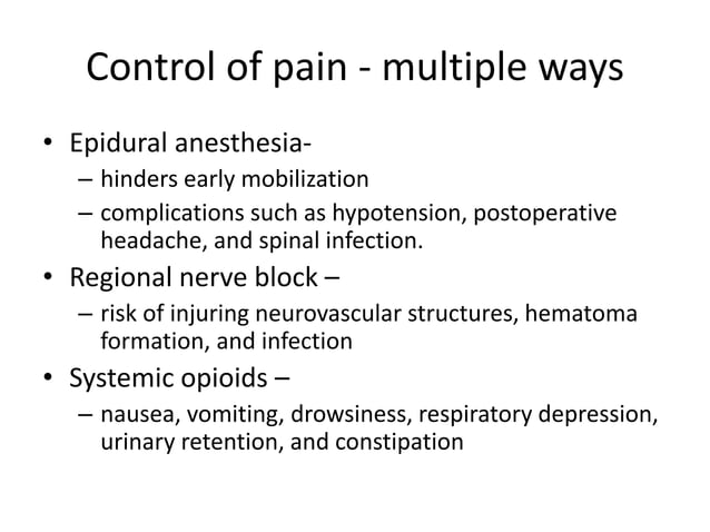 periarticular cocktail injection in total knee replacement | PPTX ...