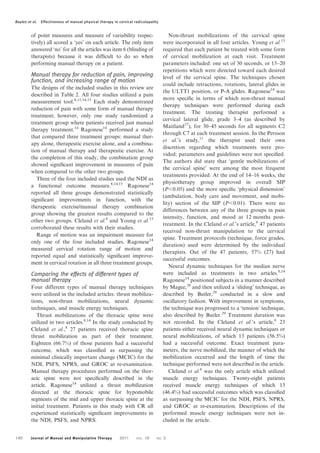 Effectiveness of manual physical therapy in cervical radiculopaty | PDF