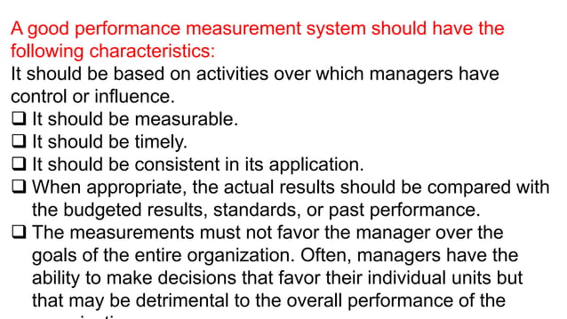 Effectiveness of performance measure | PPT