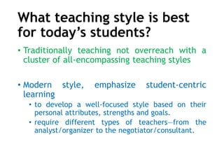 Effectiveness of teaching methodology | PPTX