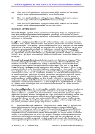 Effectiveness of video based cooperative learning strategy on high ...