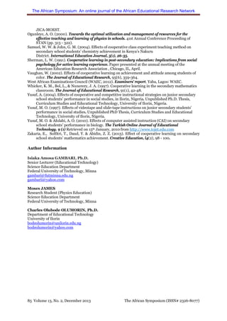 Effectiveness of video based cooperative learning strategy on high ...