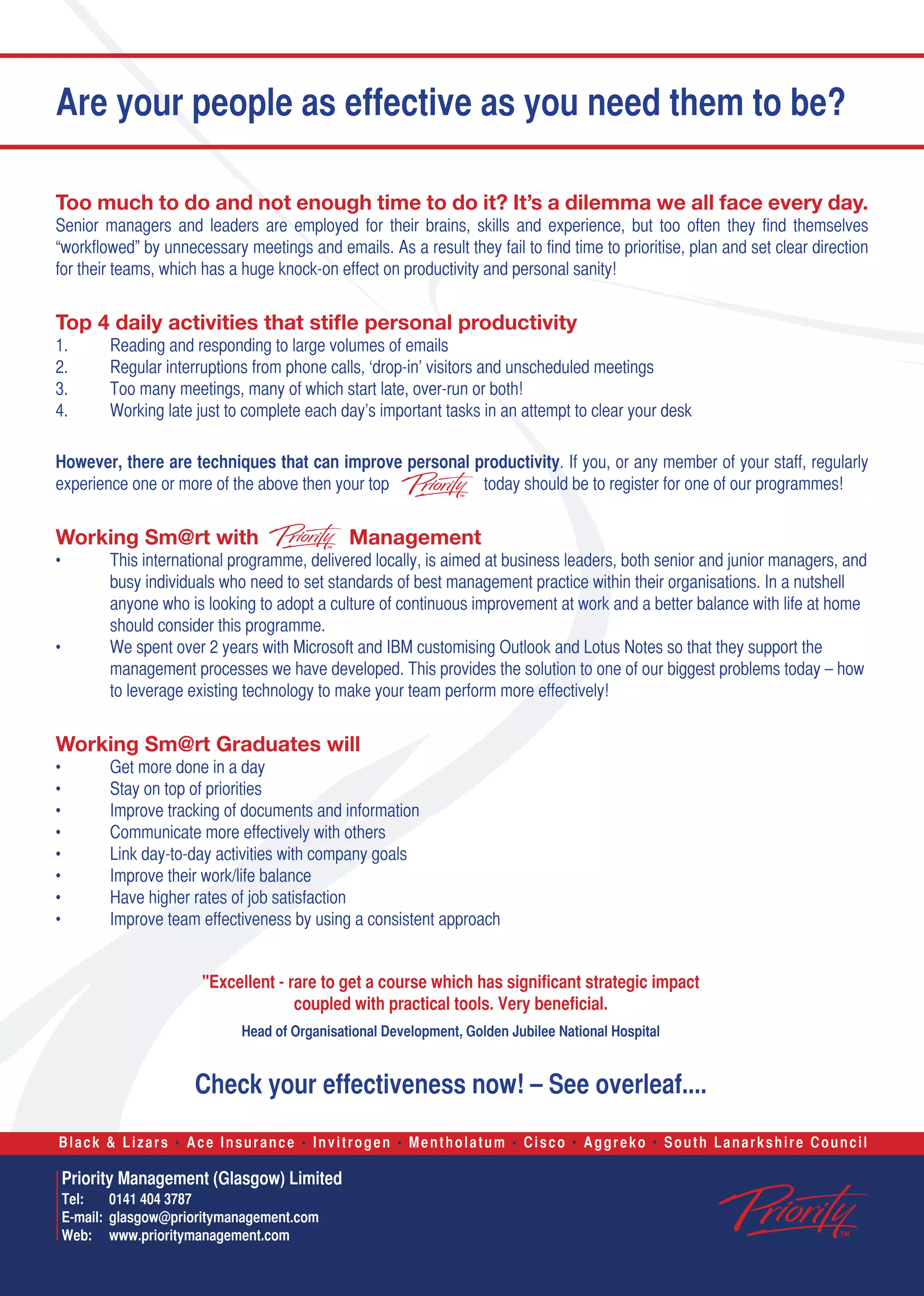 Effectiveness Questionnaire | PDF