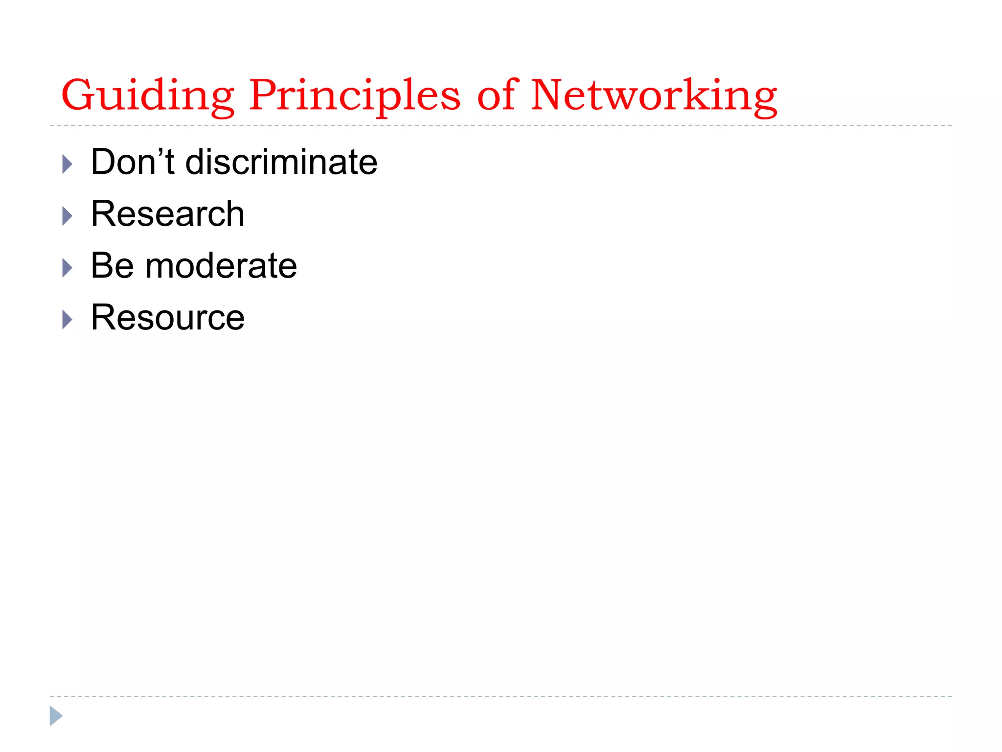 Effective Networking | PPT