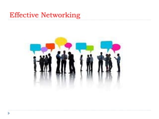 Effective Networking | PPT