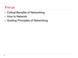 Effective Networking | PPT