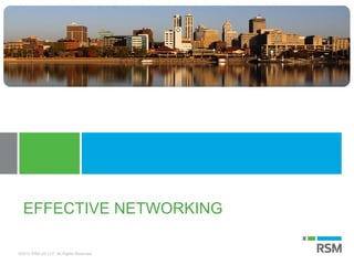 Effective networking slides with notes - Kevin Poppen | PPT