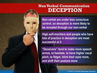 Effective non verbal communication in the business communication | PDF
