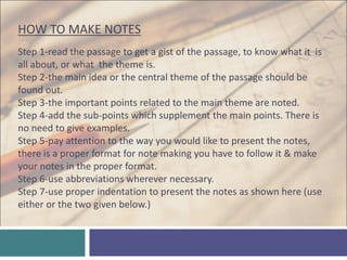 Effective Note-making 1.ppt