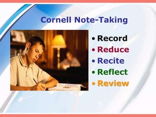 Note taking Process and Techniques | PPT