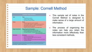 Effective Note-Taking Strategies | PPTX