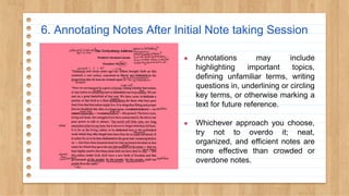 Effective Note-Taking Strategies | PPTX