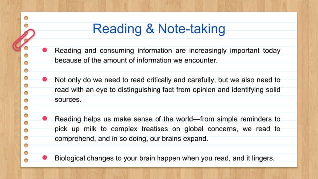 Effective Note-Taking Strategies | PPTX