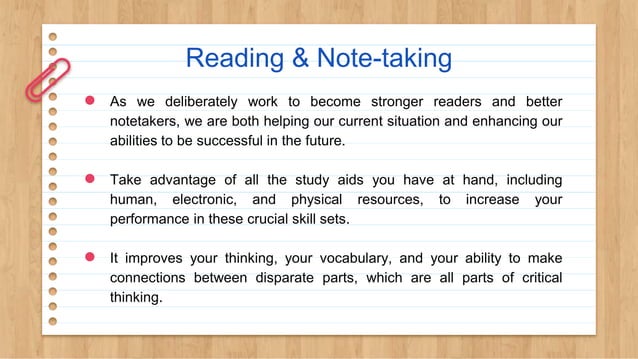 Effective Note-Taking Strategies | PPTX