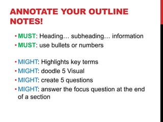 Effective note taking | PPT
