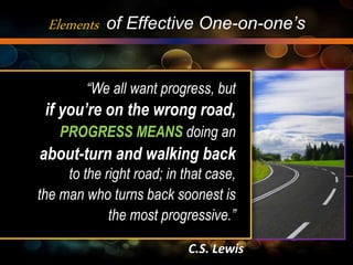 Effective one to-ones | PPT