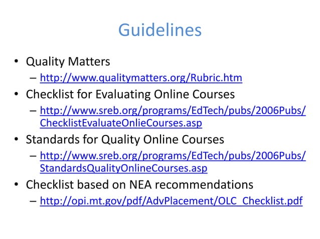 Effective Online Learning | PPT