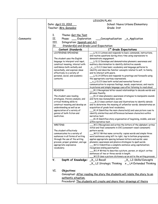 Oral Communication- Lesson Plan | PDF