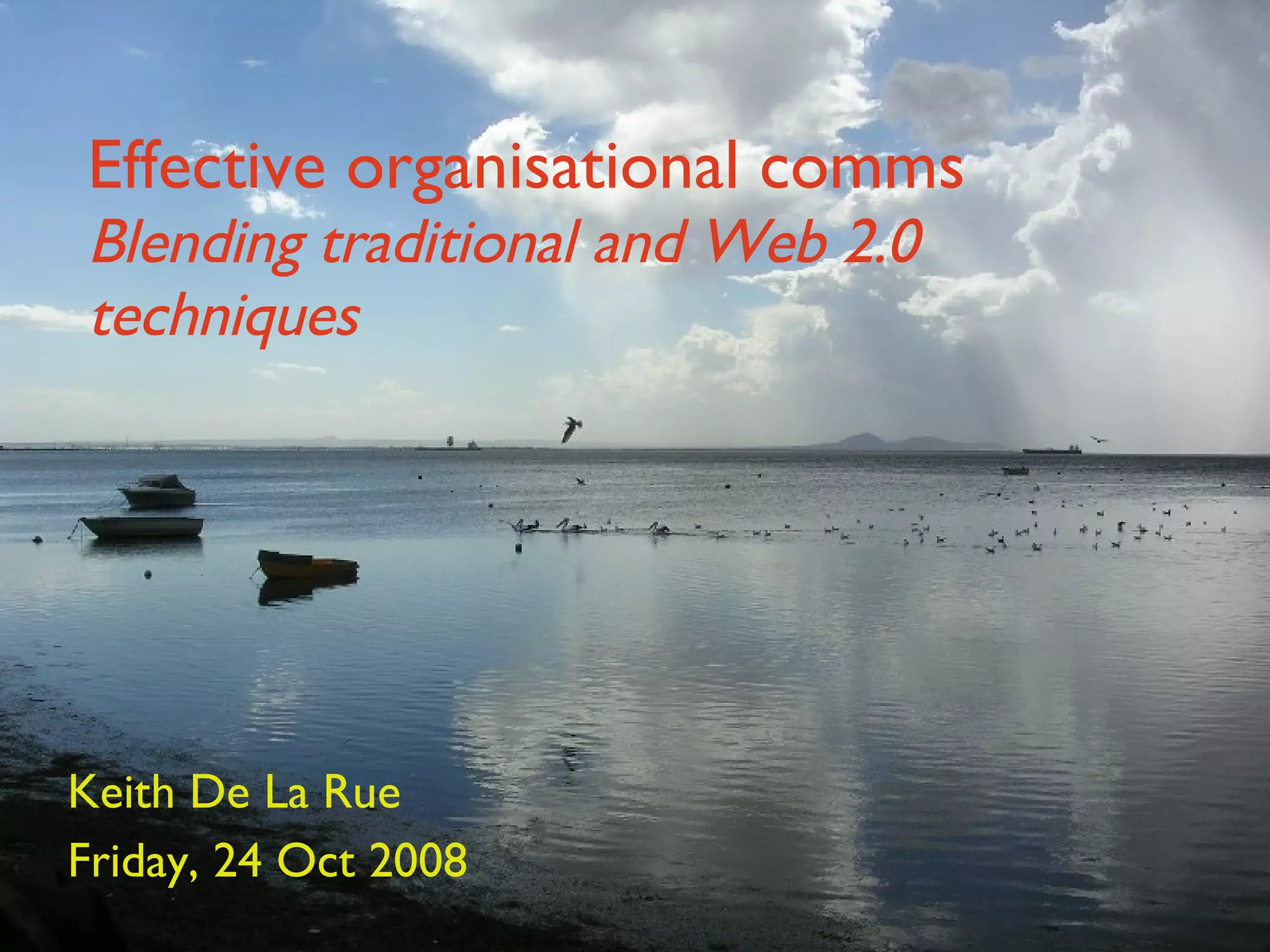 Effective organisational comms | PPT
