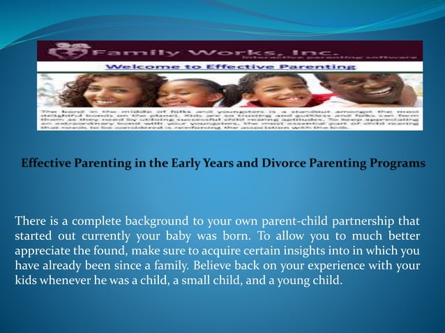 Effective parenting | PPTX