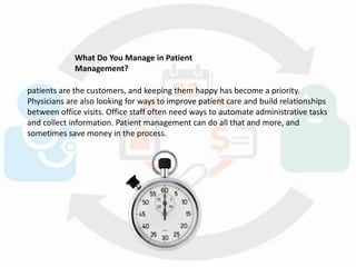 Effective patient management | PPTX