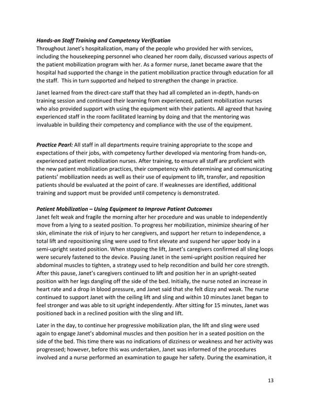 Effective patient mobilization programs white paper 0517 | PDF