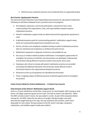 Effective patient mobilization programs white paper 0517 | PDF