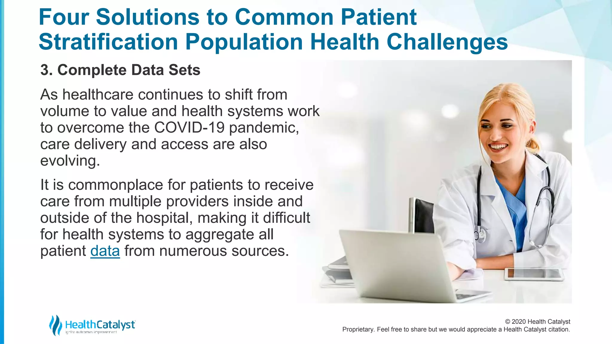 Effective Patient Stratification: Four Solutions to Common Hurdles | PPTX