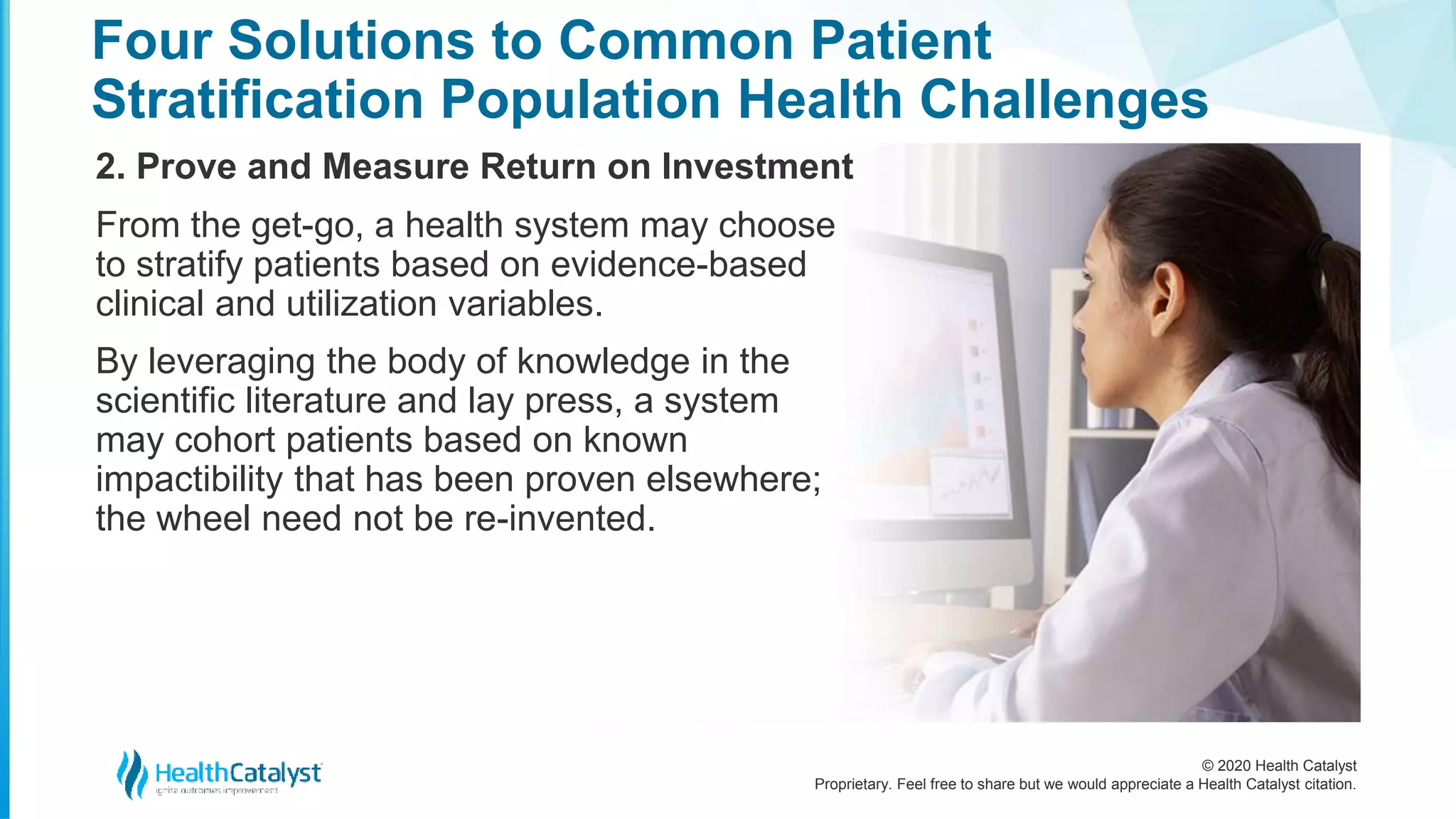 Effective Patient Stratification: Four Solutions to Common Hurdles | PPTX