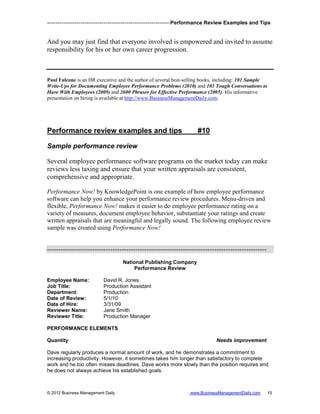 Effective performancereview | PDF