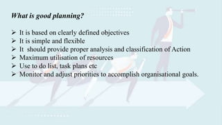 Manager is an Effective planner | PPTX | Executive Leadership ...