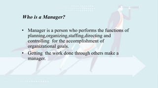 Manager is an Effective planner | PPTX | Executive Leadership ...