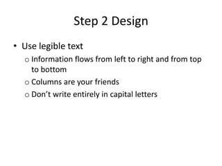 Effective poster design | PPT