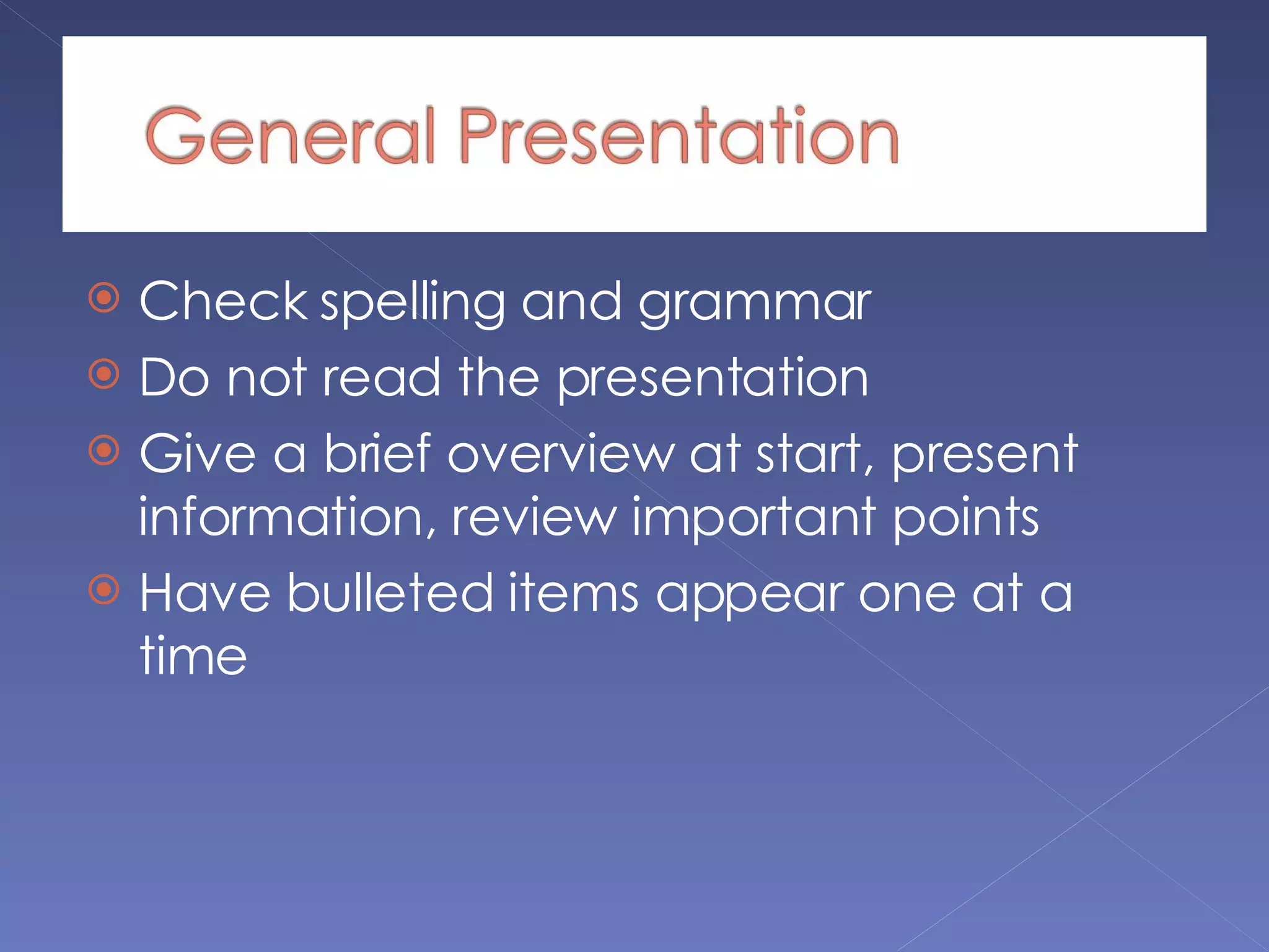 Effective Powerpoint | PPT