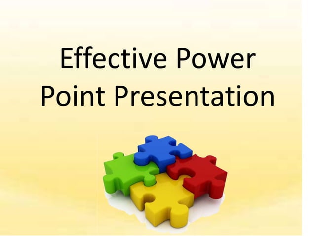 Effective powerpoint presentation | PPT | Free Download
