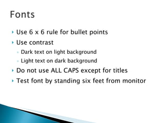 Effective Powerpoint Presentations | PPT