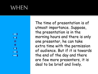 EFFECTIVE PRESENTATIONS: How to make an Effective Presentation. | PPTX